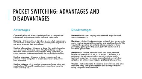 What Are The Advantages Of Packet Switching Over Circuit Wiring Flow Line