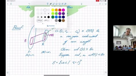 Css3181 Coding Theory Lecture 13 Expander Codes Youtube