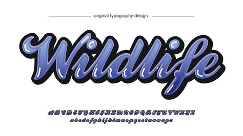 Blue Cursive Bold 3d Artistic Letters 6953621 Vector Art At Vecteezy