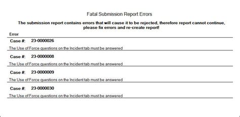 Generating And Uploading A Monthly Use Of Force Submission
