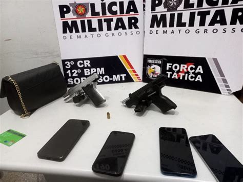 PM prende dupla por sequestro e homicídio duas armas FOLHAMAX