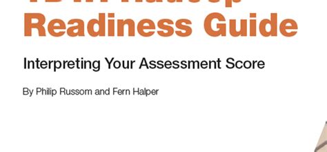 tdwi hadoop readiness assessment