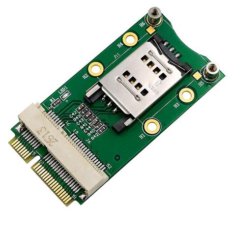Mini Pci E Adapter With Sim Card Slot Suitable For 3g 4g Wwan Lte