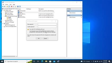 Changing Current Windows Password Without Knowing The Previous One