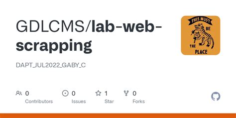 Github Gdlcmslab Web Scrapping Daptjul2022gabyc