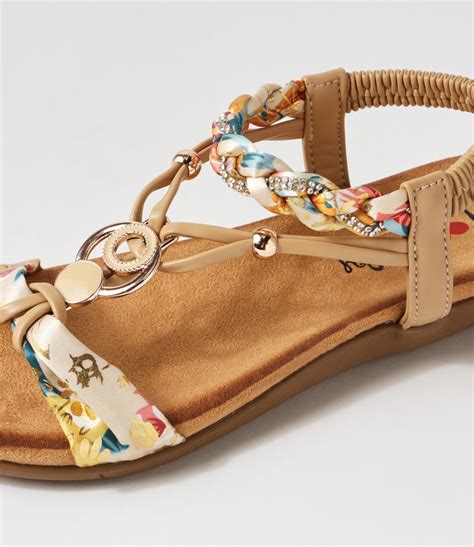 Fhiser Cream Multi Sandals Shop Online At Williams
