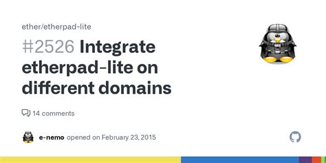 Integrate Etherpad Lite On Different Domains Issue Ether Etherpad Lite GitHub