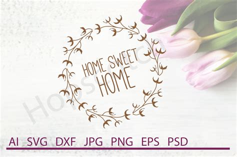 Wreath Svg Wreath Dxf Cuttable File By Hopscotch Designs Thehungryjpeg
