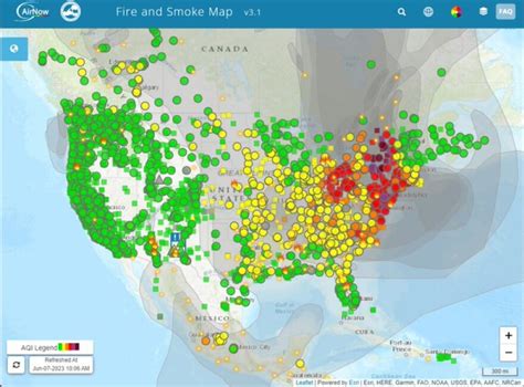 Smoke From Canadian Wildfires Continues To Impact Air Quality In New