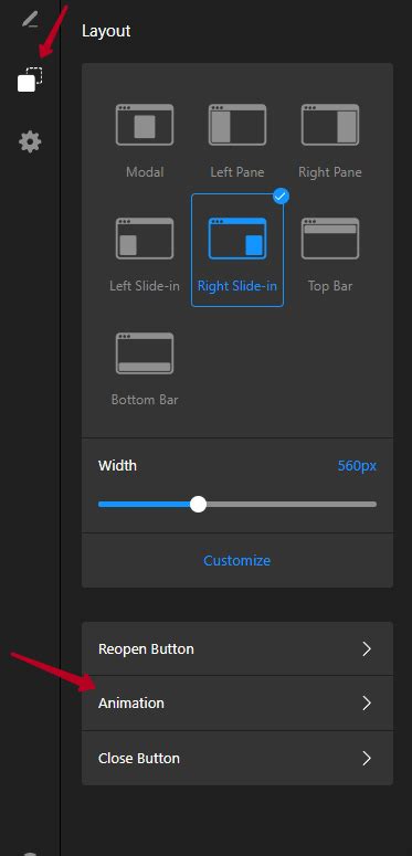 Popup New Animations Fresh Features For Close Button Slide In