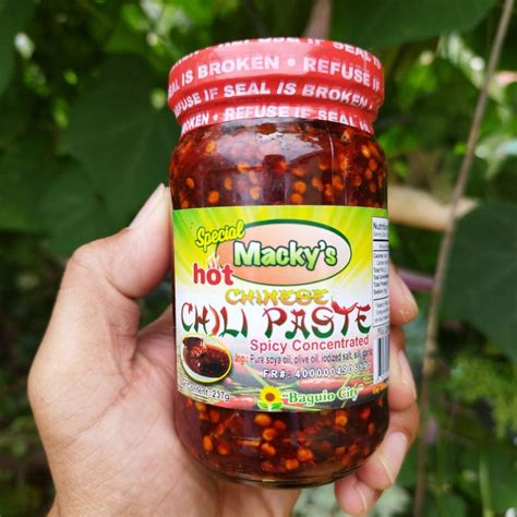 Chili Paste By Mackys Condiments Sawsawan Baguio Pasalubong Baguio