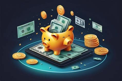 Premium Photo Transfer Money Concept Illustration