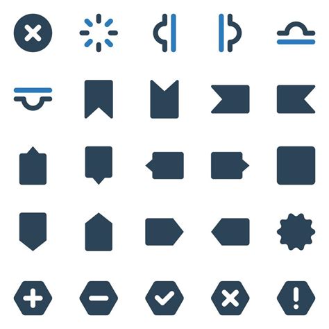 Two Color Icons For Sign And Symbol 16833982 Vector Art At Vecteezy