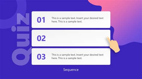 Quiz Maker Toolkit 3 Sequence Test Slide SlideModel