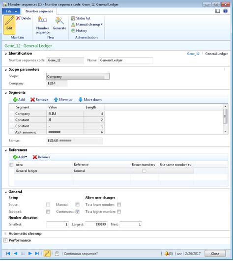 Number Sequences The Building Block Of AX Transactions Finance And Operations Community