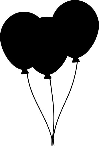 Svg 축하 생일 풍선 파티 무료 Svg 이미지 및 아이콘 Svg Silh