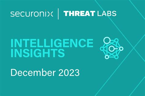 Securonix Threat Labs Monthly Intelligence Insights December Securonix