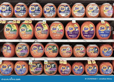Tide Detergent On The Shelves Editorial Photo