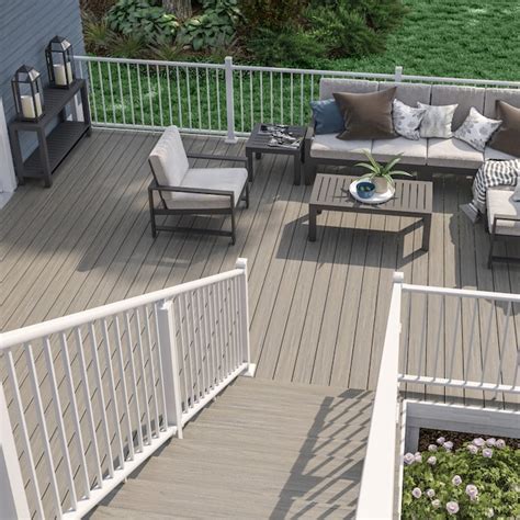 Deckorators Venture 1 In X 6 In X 20 Ft Saltwater Grooved Composite Deck Board In The Composite