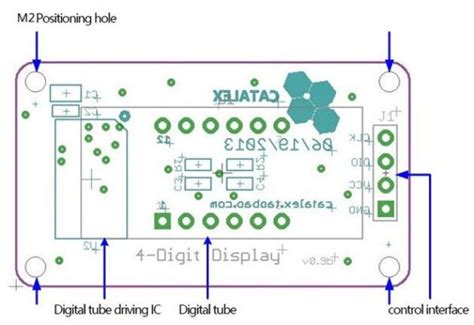 tm1637 4 digit led 7 segments display tempero systems shopping