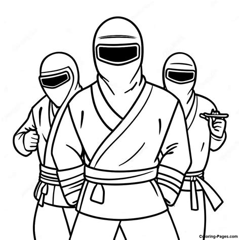 Spy Ninjas Coloring Page Coloring