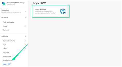 Update Tags Via Csv Pushwoosh Documentation