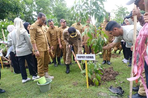 Peringati Hari Bumi Pemkab Gowa Tanam 8000 Pohon Di Tiga Titik Humas