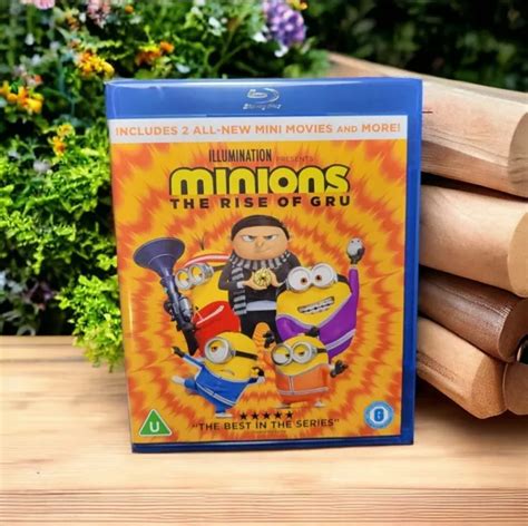 Minions The Rise Of Gru Blu Ray Run Time 87 Min Approx Brand New Foil P