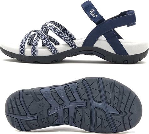 Viakix Walking Sandals For Women Comfortable Stylish Athletic Sandals For Hiking