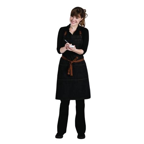 Chef Works Urban Memphis Bib Apron Black B720 Buy Online At Nisbets
