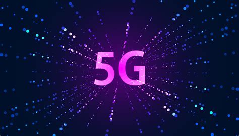 Abstract Technology Digital Futuristic Concept 5g Wireless Communication Technology Network