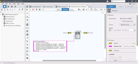 Trigger Excel Macro From Labview Nxg Ni Community