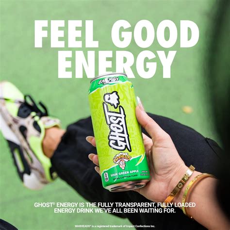 Ghost Warhead Sour Green Apple Energy Drink