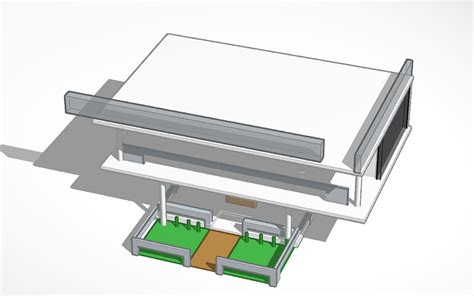3d Design Modern House Tinkercad