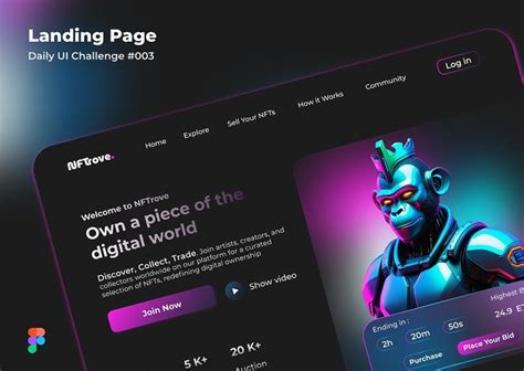 Daily UI 003 Landing Page By Momen Abdelkarim On Dribbble In 2024