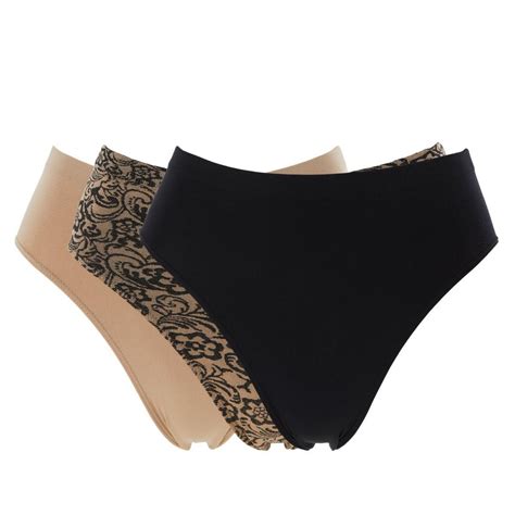 Rhonda Shear 3 Pack Seamless Jacquard Ahh Brief Panty 720 773 Etsy