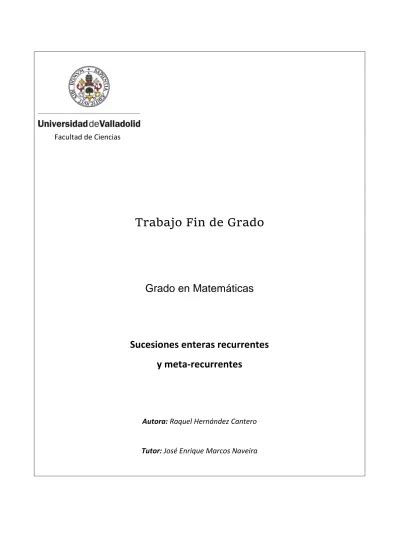 Sucesiones De Tribonacci Tetranacci Y De Orden N