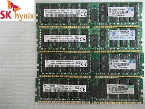 【目立った傷や汚れなし】ラスト1式【今週のサーバー向けメモリ】skhynix 2r4 Pc4 2133p Ra0 11 16gb×4枚 合計
