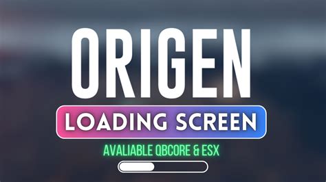 Loadingscreen [free] [qbcore And Esx] Origen Loadingscreen Vfivem The World S Largest Fivem