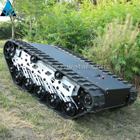 120kg payload radio controlled robot tracked chassis with different