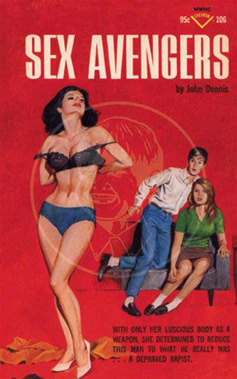 Sex Avengers 10x16 Giclée Canvas Print Of A Vintage Pulp Etsy