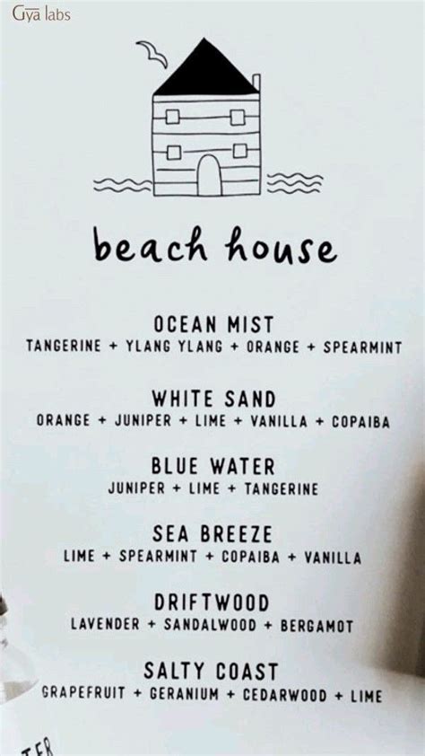 Scent Combinations Blends Essential Oil Diffuser Blends Recipes