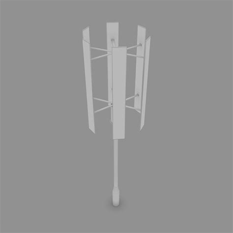 垂直轴风力发电机3d模型 3d模型 7 Max Unknown 3ds Fbx Obj Free3d