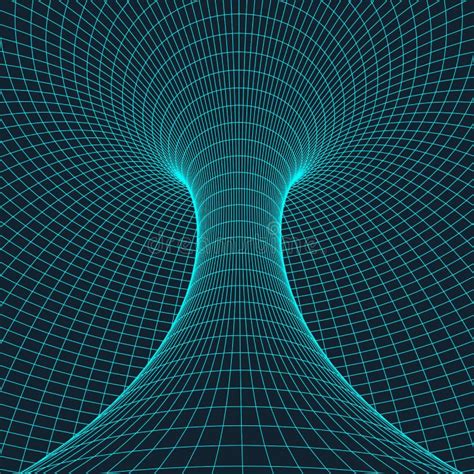 Wireframe Torus With Connected Lines And Dots Mesh Polygonal Element