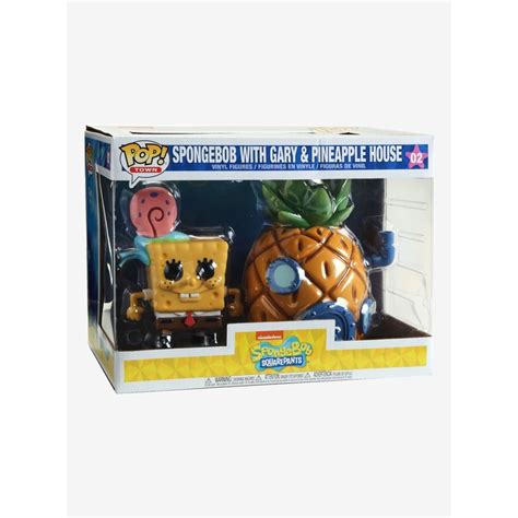 Funko Pop Town Spongebob Squarepants With Gary And Pineapple House Nerdom