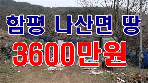 부동산 경매물건 전라남도 함평군 나산면 수상리 땅 Youtube