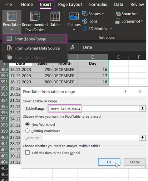 Скачать шаблон календаря Excel для визуализации данных