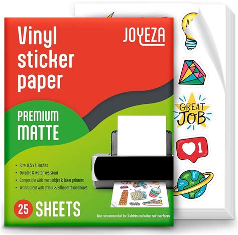 Hojas De Pegatinas De Vinilo Para Imprimir Vinilo Imprimible Papel