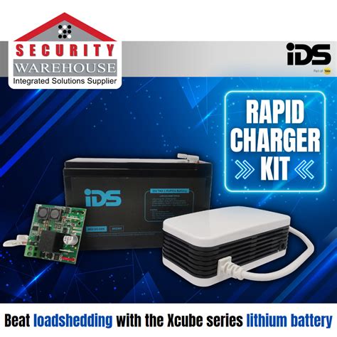 Beat Loadshedding With The New Ids Rapid Charger Kit Security Warehouse Beat Loadshedding With The New Ids Rapid Charger Kit Security Warehouse