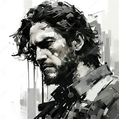Minimalistic Black And White Fantasy Art The Last Of Us Inspired By